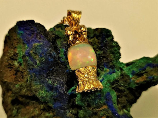 JeenaLaVie. Gold Ramses ii Famous Amulet Necklace